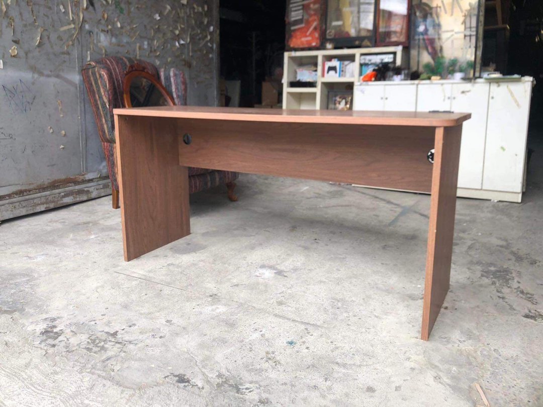 FUKUDA long slim desk 57L x 19 1/2W x 28 1/2 inches In good condition ...