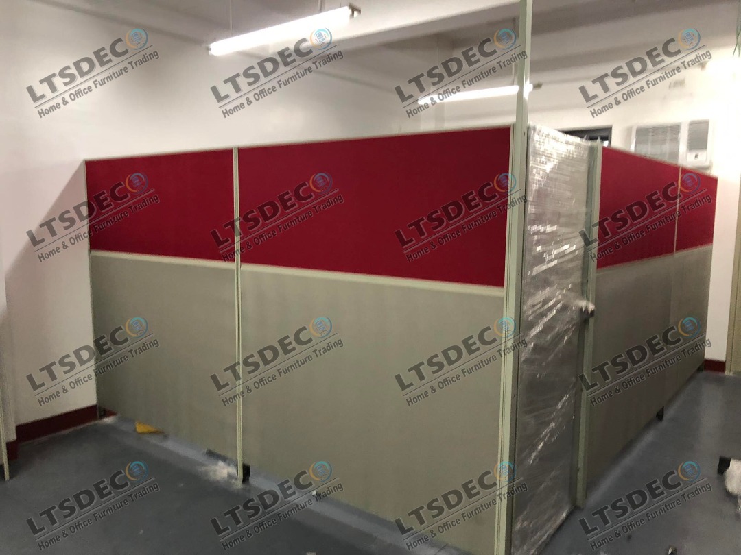 FULL FABRIC WALLPANEL DIVIDER OFFICE PARTITION, Furniture & Home Living ...