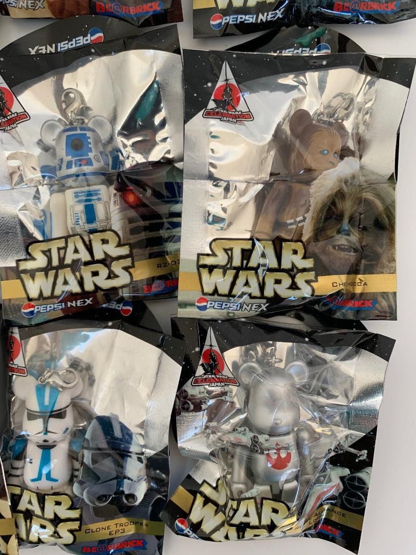 [full set] Pepsi x Star Wars Bearbrick / be@rbrick 70% set of 16pcs, Hobbies & Toys, Toys ...