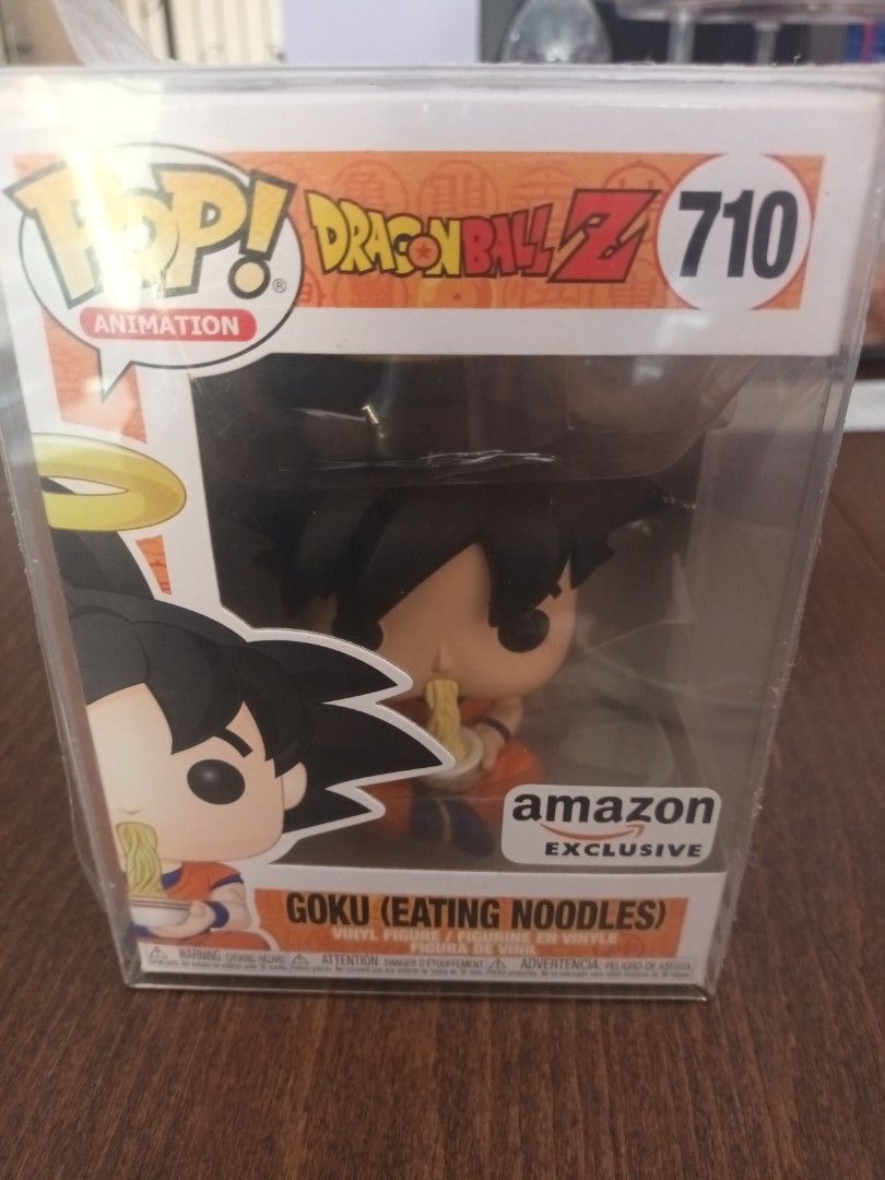 Funko POP! Goku Eating Noodles, Hobbies & Toys, Toys & Games on Carousell