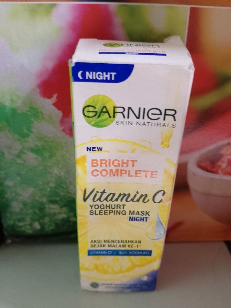 Garnier night serum 20ml, Kesehatan & Kecantikan, Kulit, Sabun & Tubuh ...