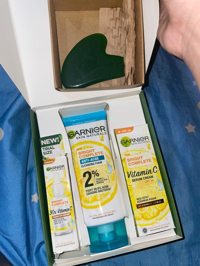 Garnier Superglow starter set, Beauty & Personal Care, Face, Face Care ...