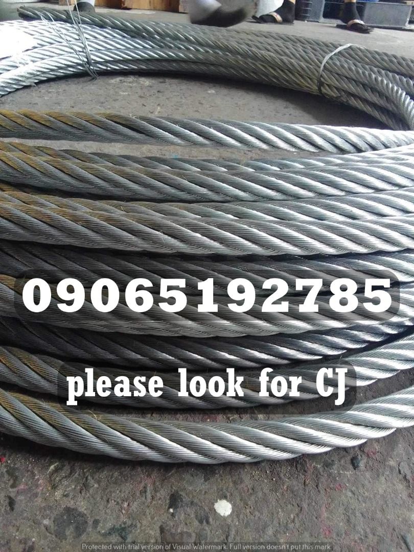 GI Wire Rope, Commercial & Industrial, Construction Tools & Equipment ...