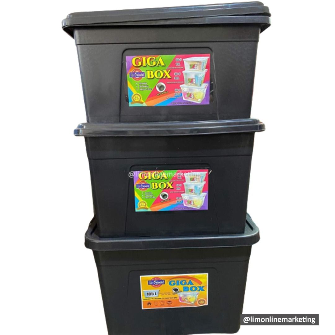GIGA Box Plastic Storage, Everything Else, Others on Carousell