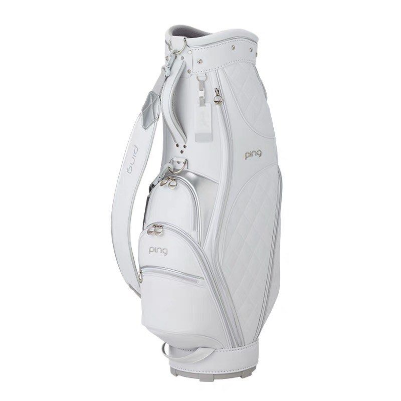Golf bag white PING, Sports Equipment, Sports & Games, Golf on Carousell