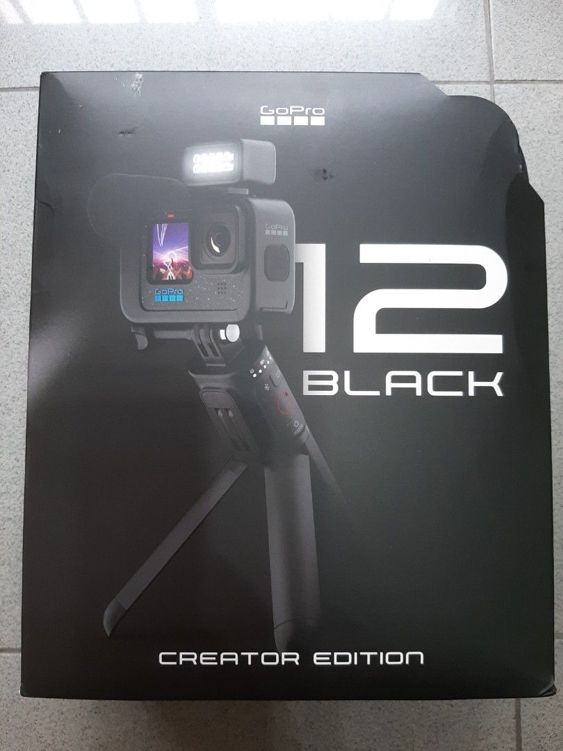 GoPro Hero 12 Black Creator Edition Camera, Photography, Cameras on Carousell