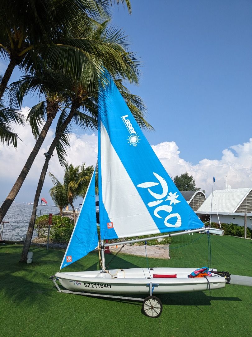 Great boat to bring your child sailing - Laser Pico, Sports Equipment ...