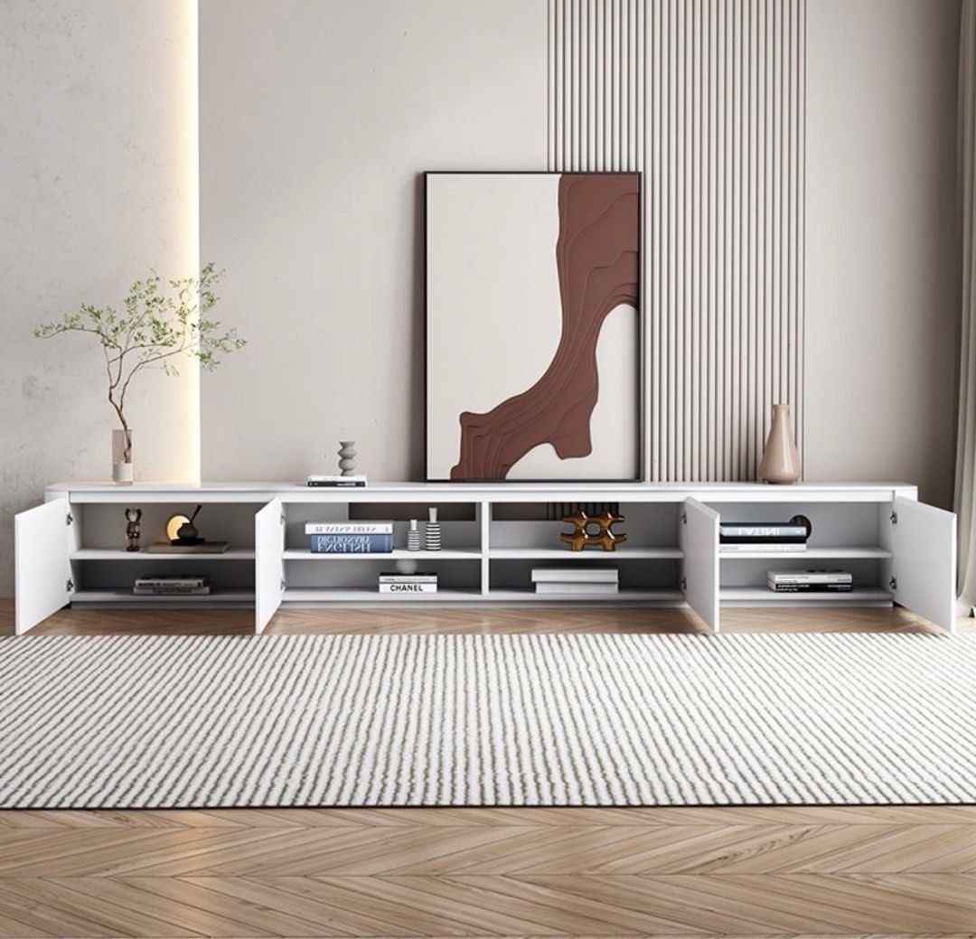 GRET Modern Japandi TV Console, Furniture & Home Living, Furniture, TV ...