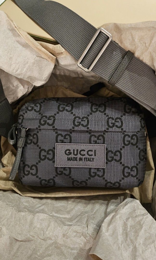 Gucci GG Polyester Crossbody Bag, Luxury, Bags & Wallets on Carousell