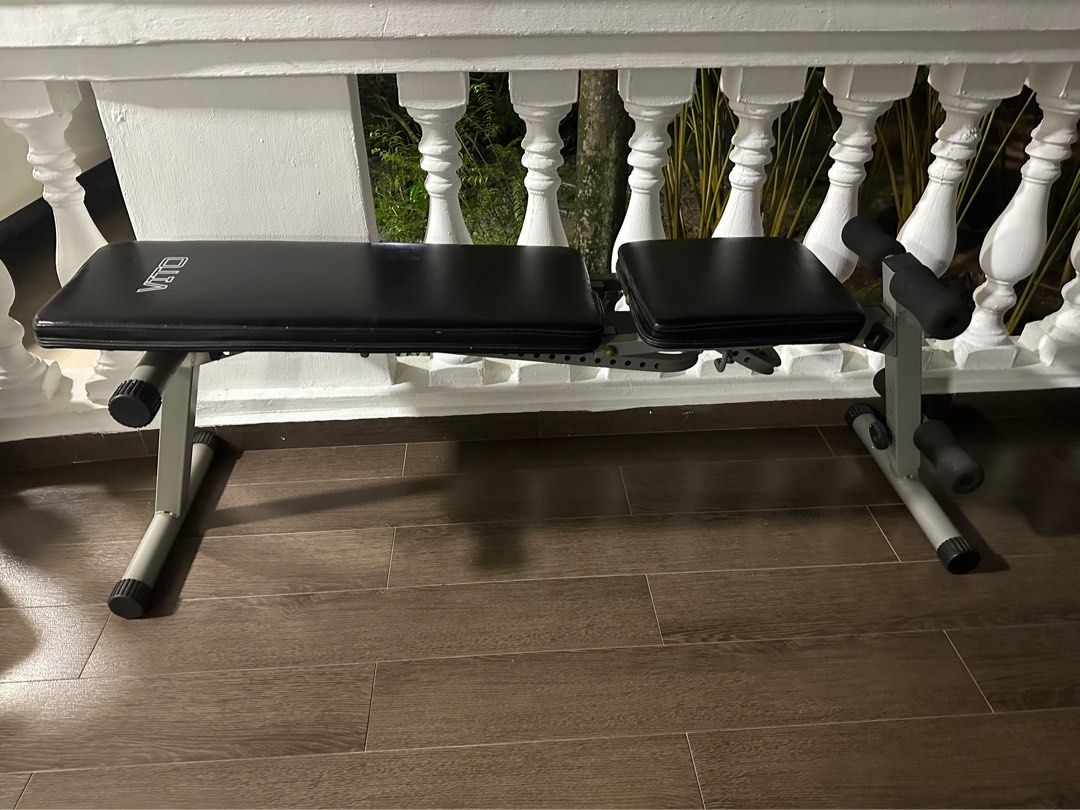 Gymming work out bench, Sports Equipment, Exercise & Fitness, Toning ...