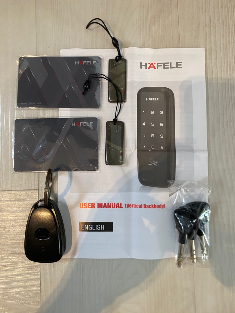 Hafele digital lock for HDB house gate., Furniture & Home Living ...