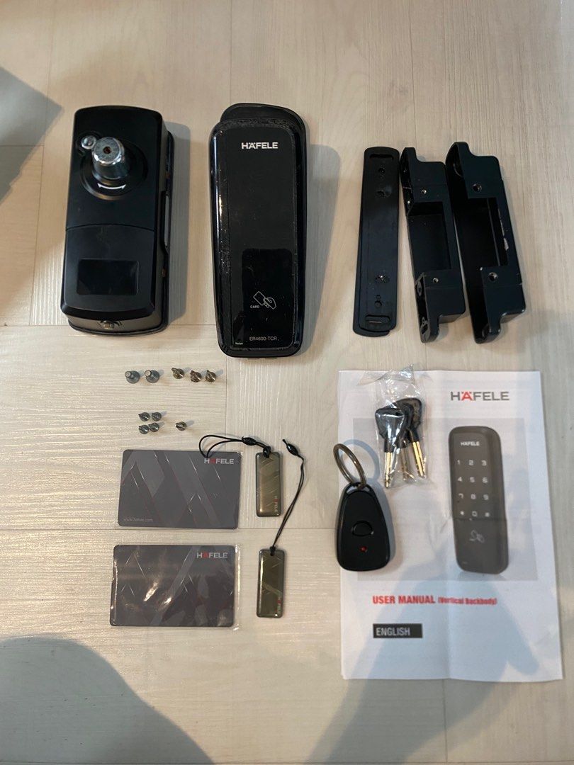 Hafele digital lock for HDB house gate., Furniture & Home Living ...