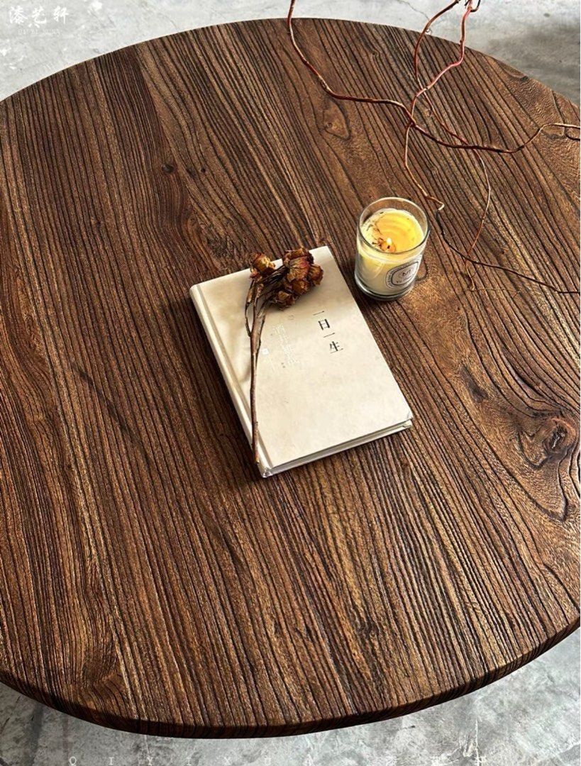 HARV Rustic Solid Wood Coffee Table, Furniture & Home Living, Furniture ...