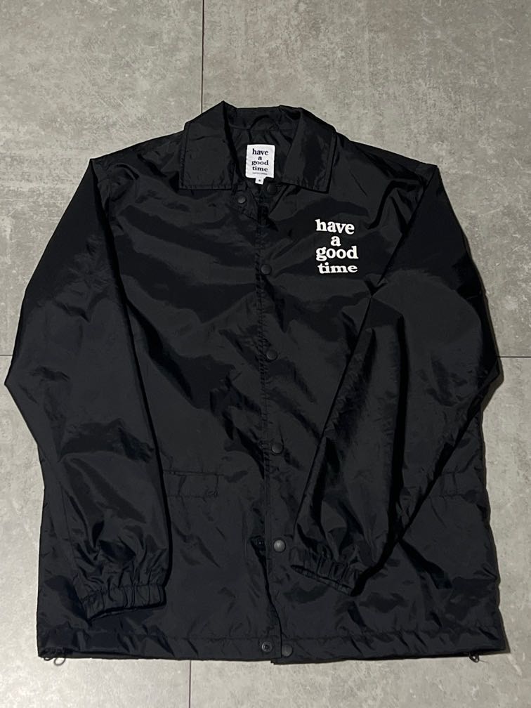 Have A Good Time Black Coach Jacket, Men's Fashion, Coats, Jackets and ...