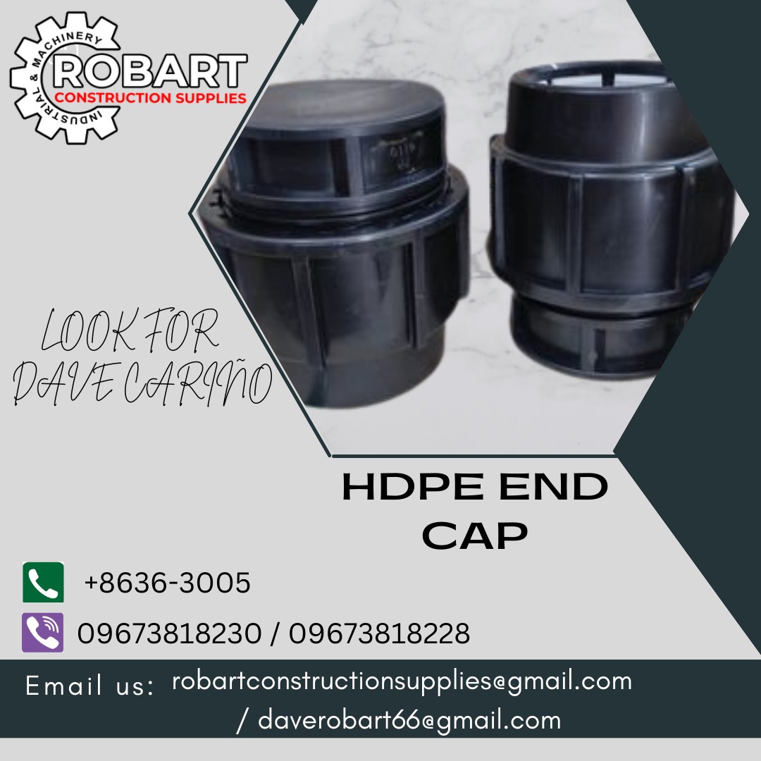 HDPE END CAP, Commercial & Industrial, Construction Tools & Equipment ...