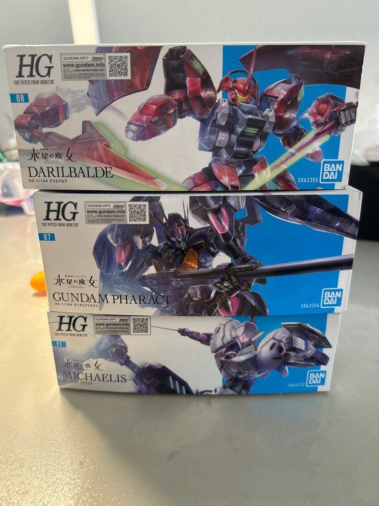 hg darilbalde hg gundam pharact hg michaelis, Hobbies & Toys, Toys ...