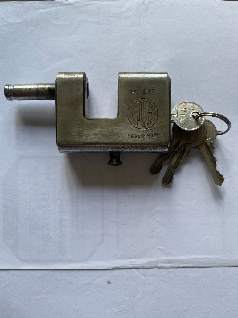 High Security Italy Padlock, Furniture & Home Living, Security & Locks ...