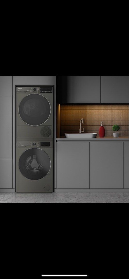 Hitachi dryer stacking kit, TV & Home Appliances, Washing Machines and ...