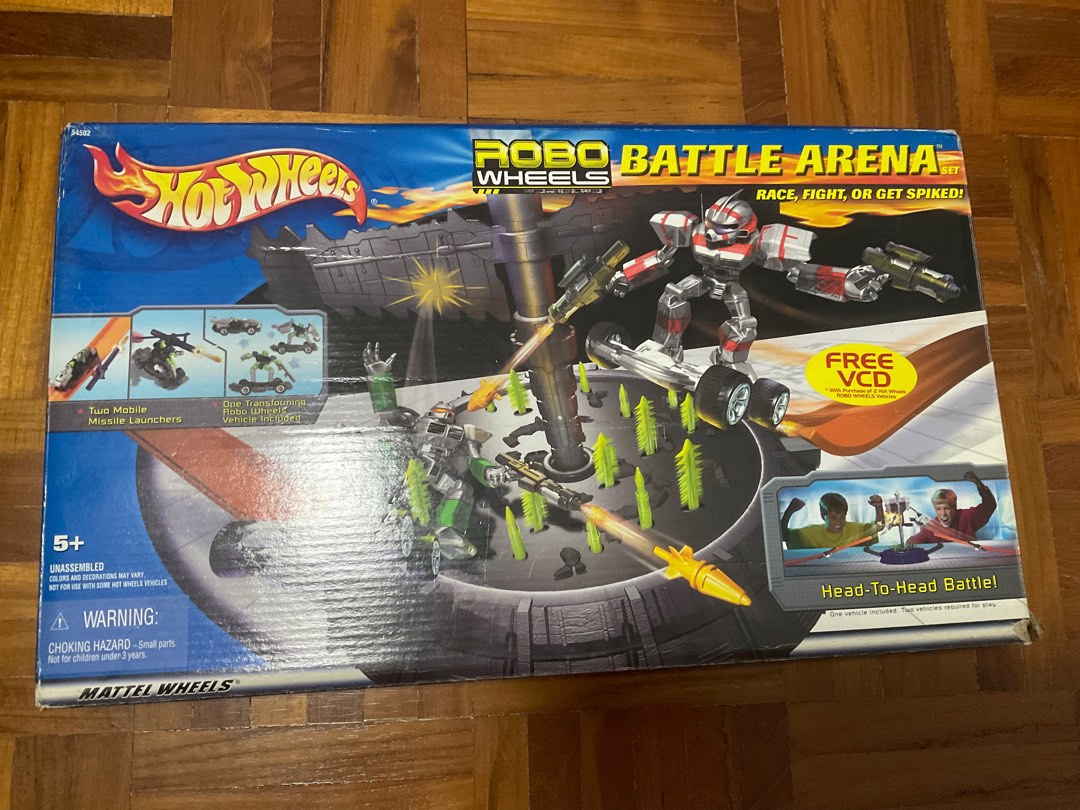 Hot Wheels Battle Arena Robo wheels, Hobbies & Toys, Toys & Games on ...