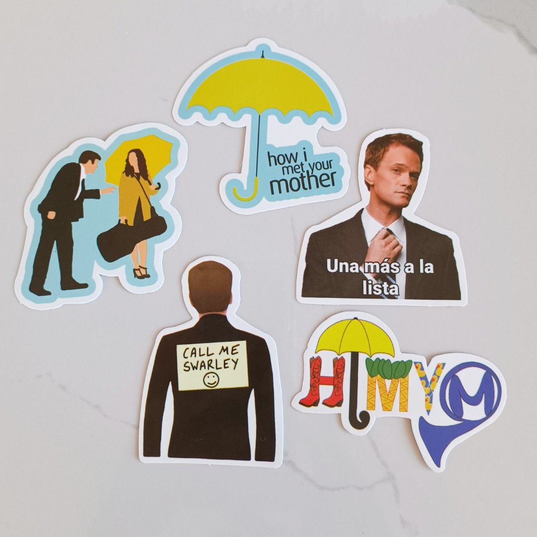 How I Met Your Mother Stickers (Sold as Set ONLY), Hobbies & Toys ...