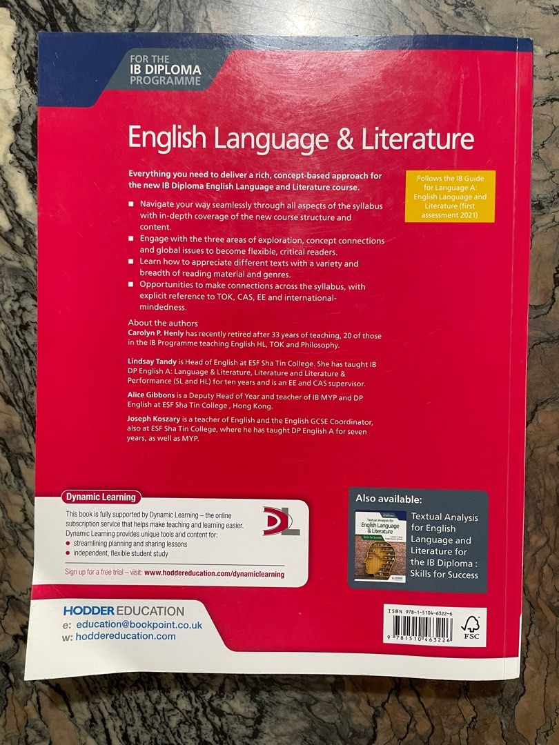 IB English Language & Literature, Hobbies & Toys, Books & Magazines ...