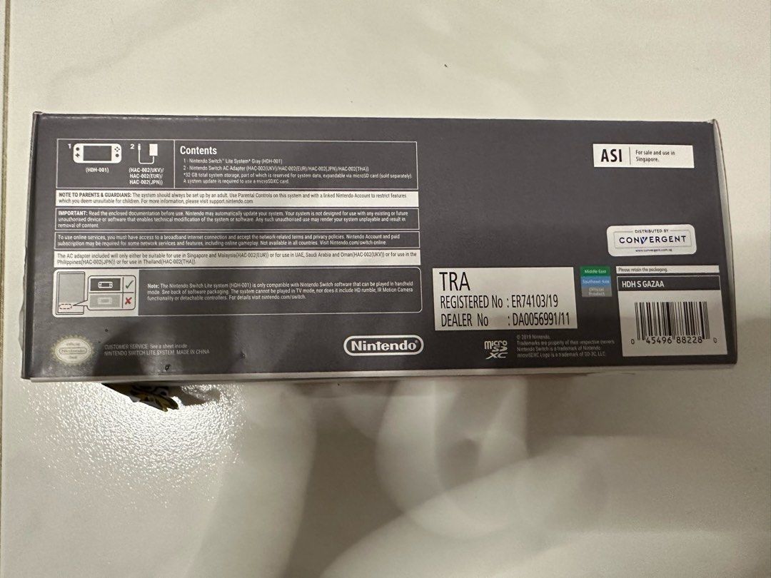 [IN STOCK] Nintendo Switch Lite Grey, Video Gaming, Video Game Consoles ...