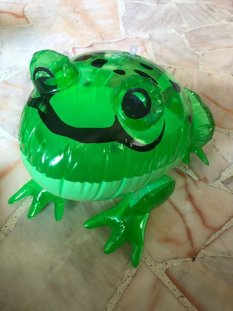 Inflatable Tik Tok Famous Frog, Hobbies & Toys, Toys & Games on Carousell