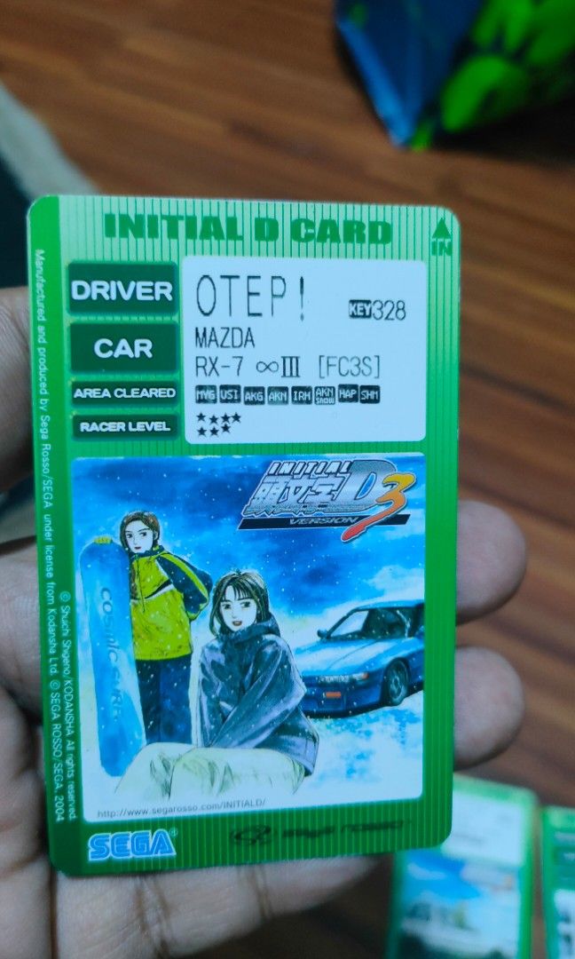 Initial D Version 3 Data Card, Video Gaming, Gaming Accessories, Game ...