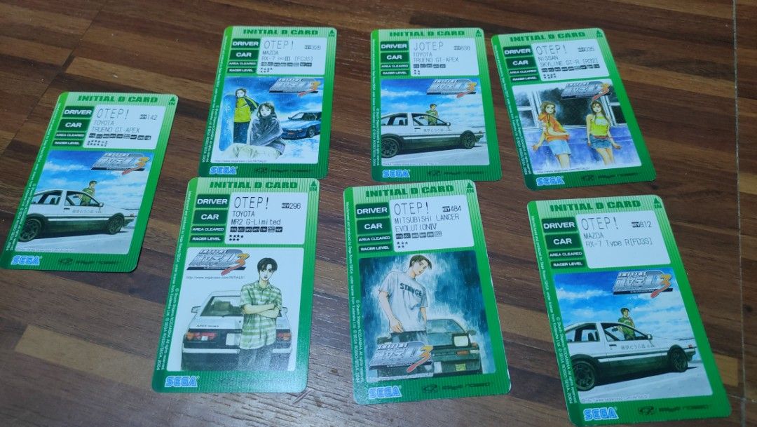 Initial D Version 3 Data Card, Video Gaming, Gaming Accessories, Game ...
