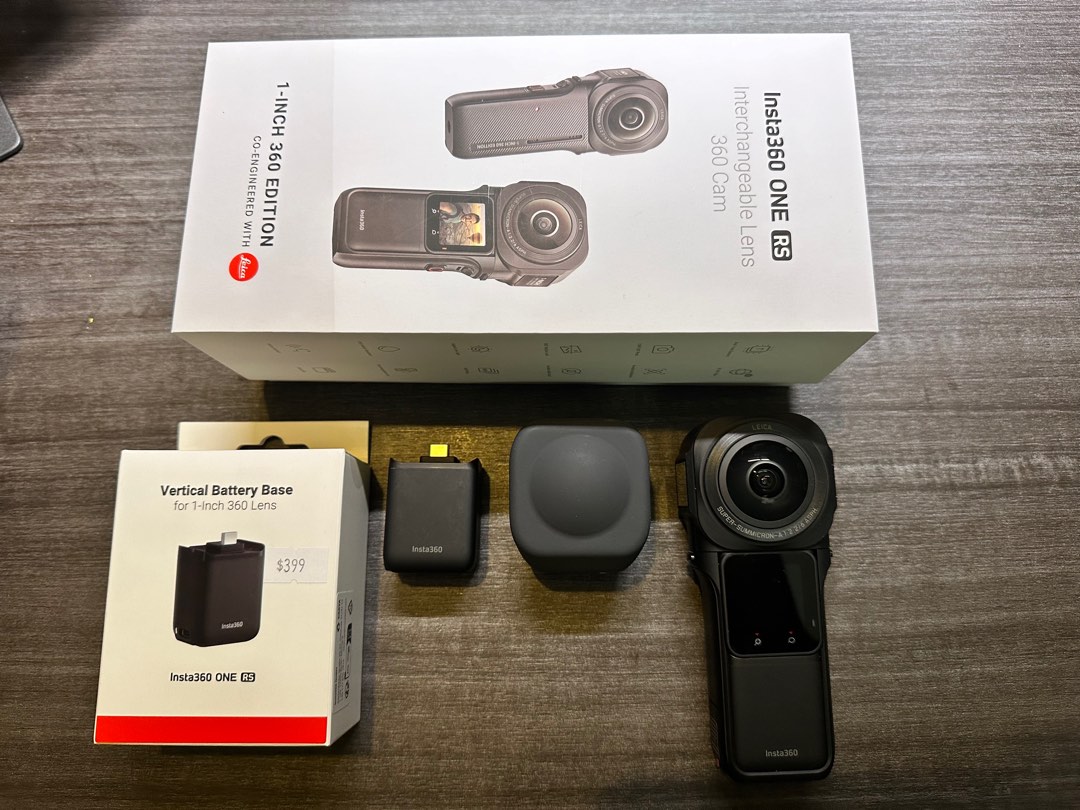 Insta360 ONE RS 1inch sensor + 3 batteries + perfect condition! Used ...