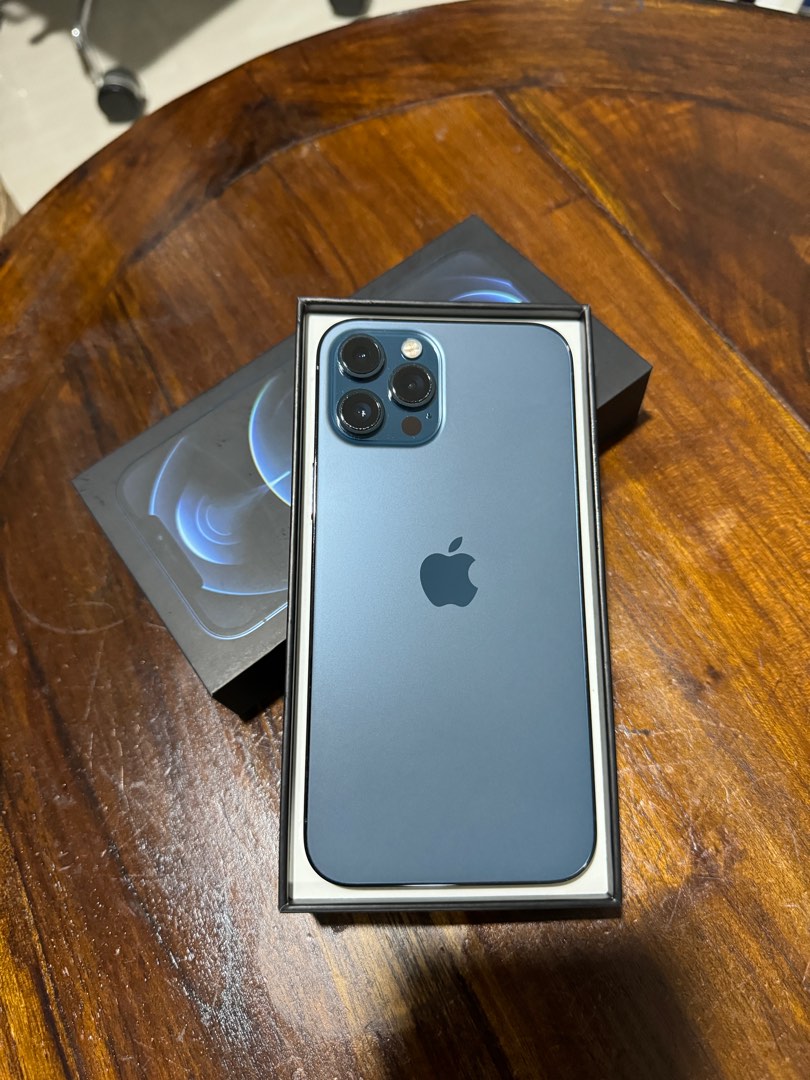iPhone 12 Pro Max Pacific Blue 128GB, Mobile Phones & Gadgets, Mobile ...