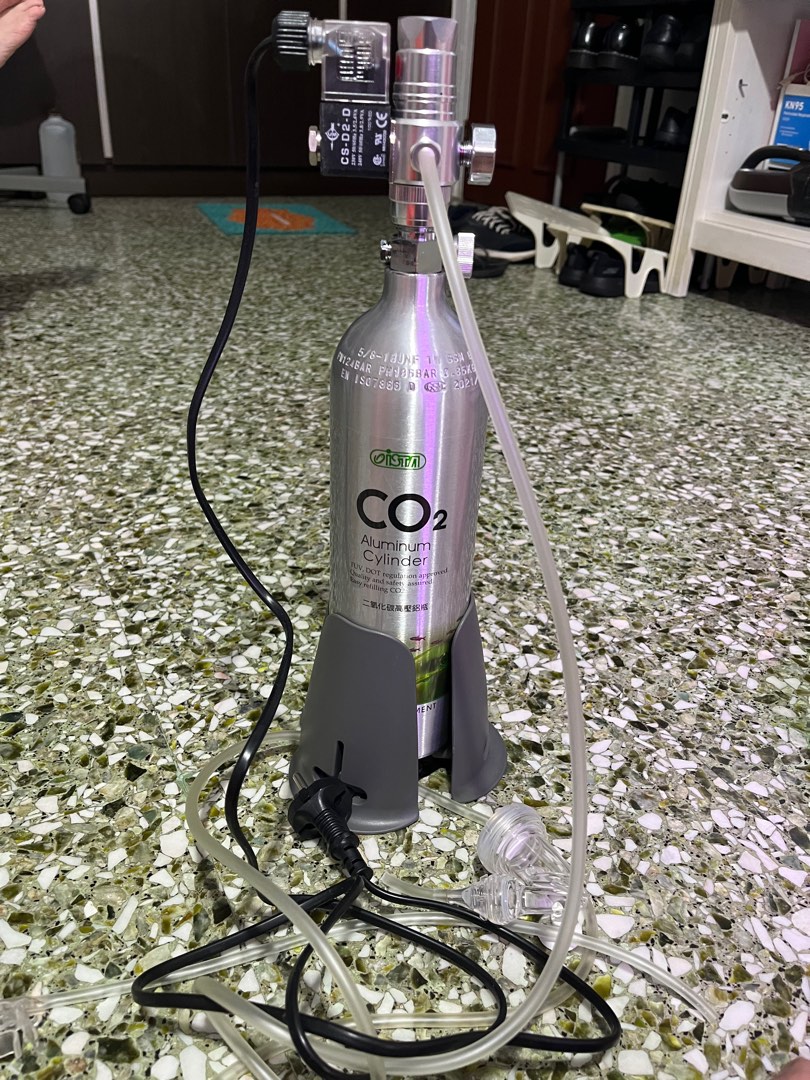 Ista co2 cylinder with solenoid, Pet Supplies, Homes & Other Pet ...