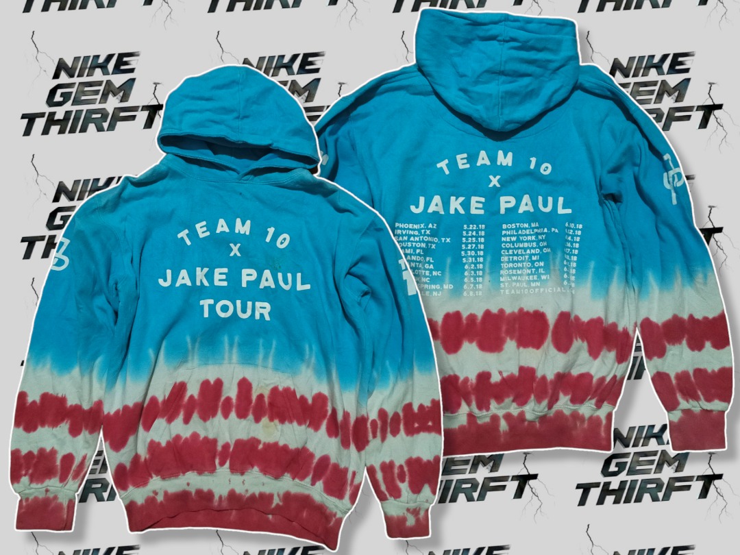 Jake Paul Tour, Men's Fashion, Tops & Sets, Hoodies on Carousell