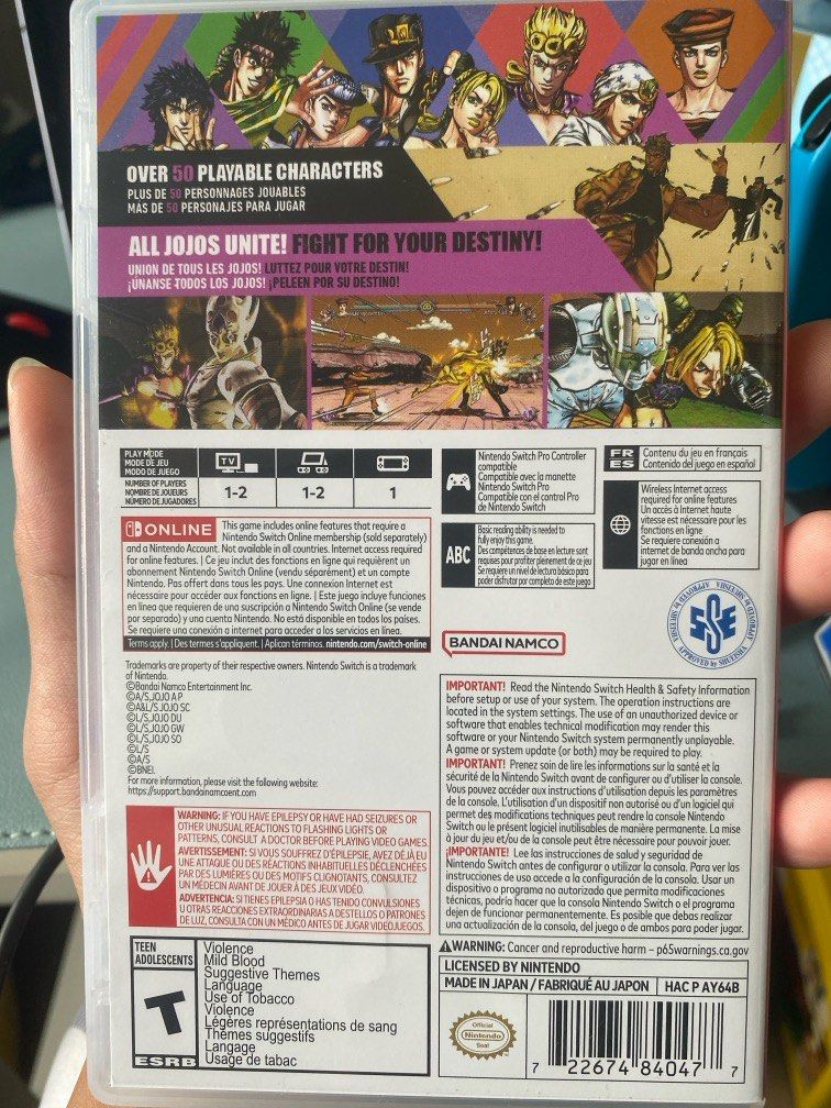 Jojo bizarre adventure all star battle, Video Gaming, Video Games ...