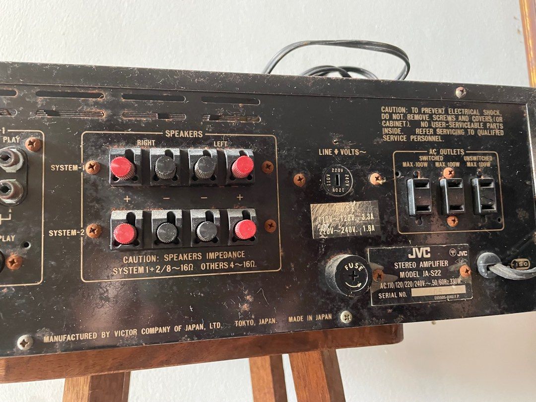 JVC stereo integrated amplifier JA-S22, Audio, Soundbars, Speakers ...