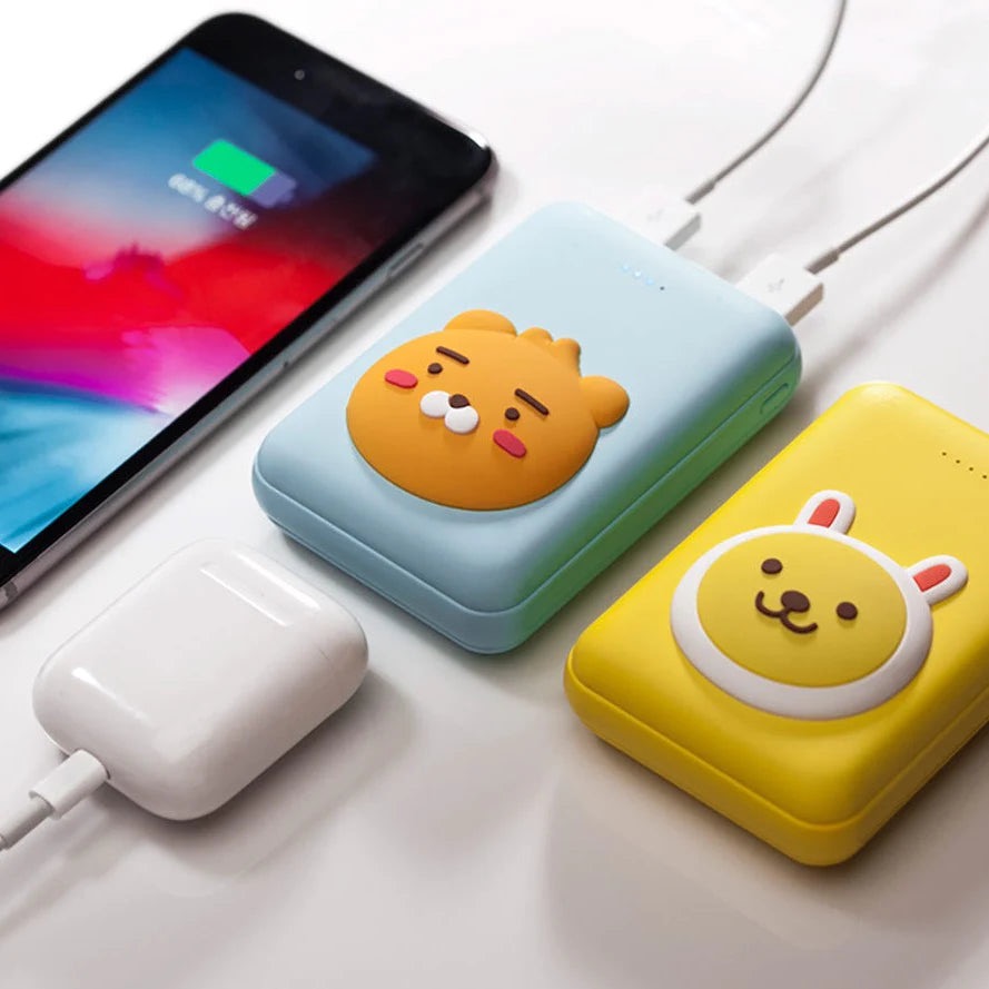 Kakao Friends Power Bank 10000mAh, 手提電話, 電話及其他裝置配件, 電池及充電器 - Carousell