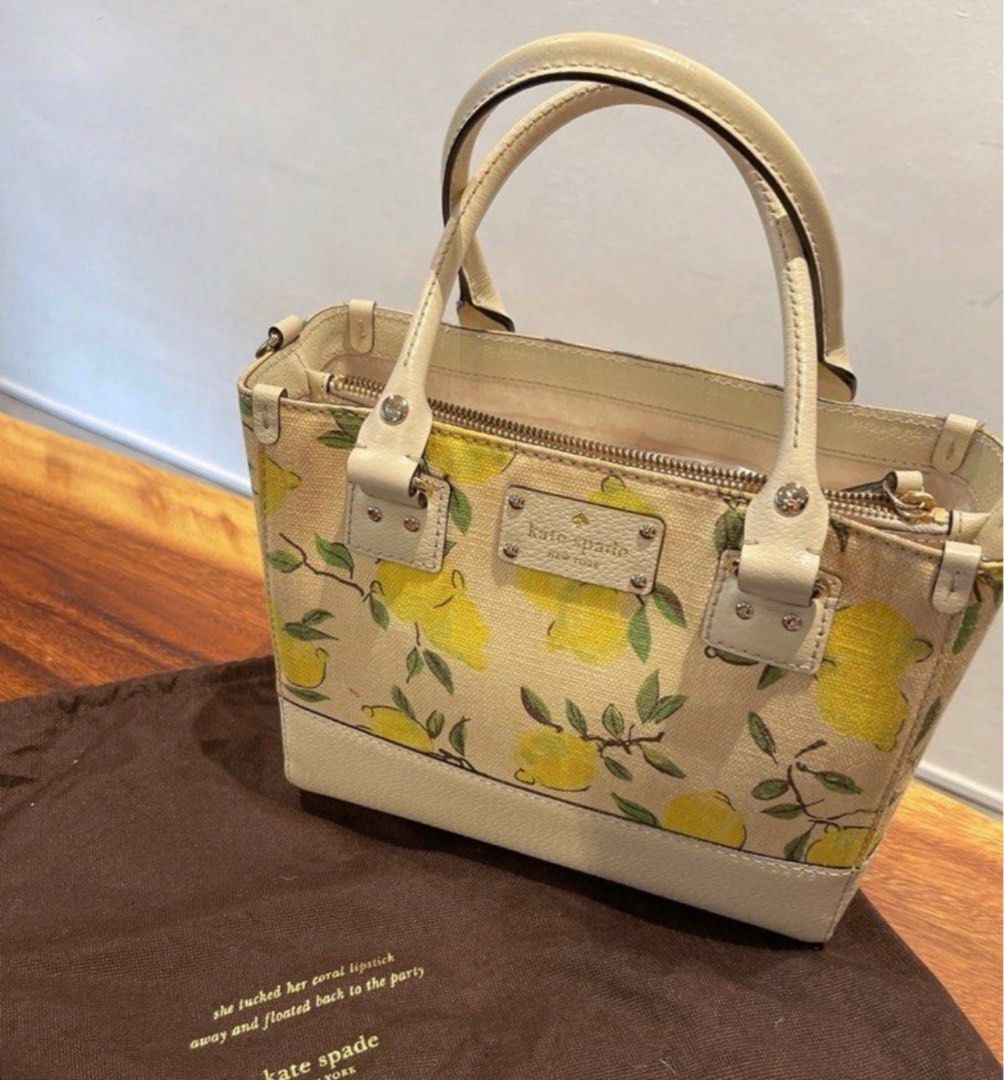 Kate Spade Lemon top handle bag, Women's Fashion, Bags & Wallets, Tote ...