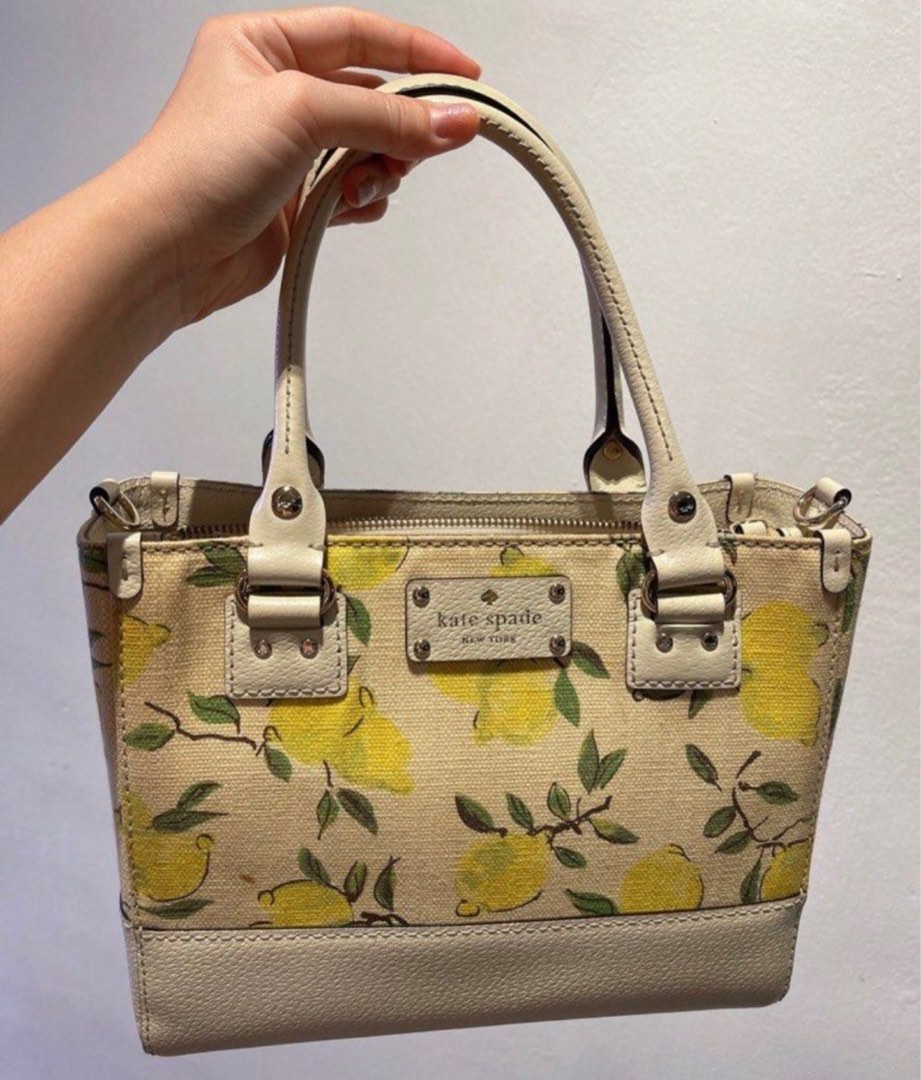 Kate Spade Lemon top handle bag, Women's Fashion, Bags & Wallets, Tote ...