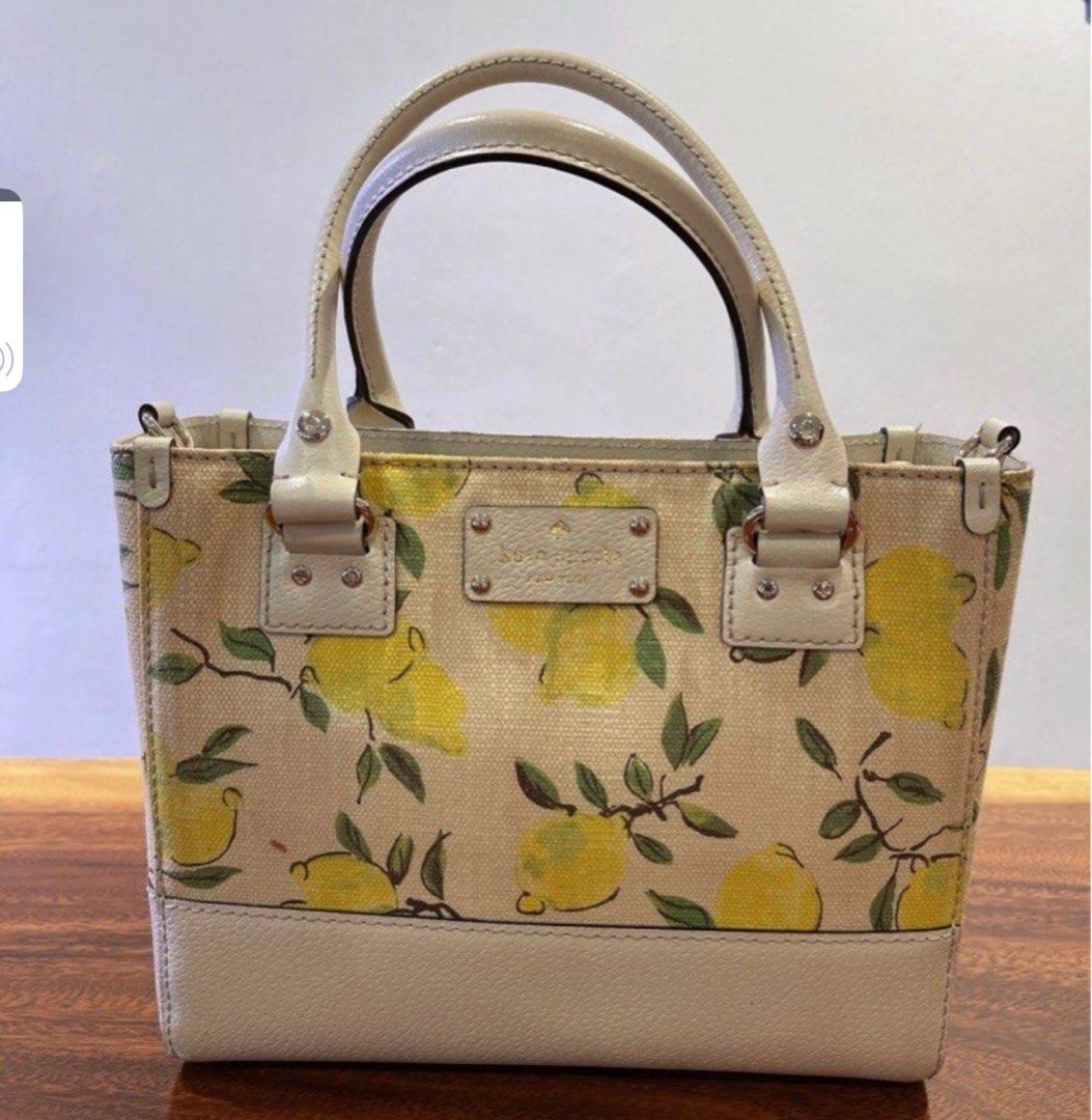 Kate Spade Lemon top handle bag, Women's Fashion, Bags & Wallets, Tote ...