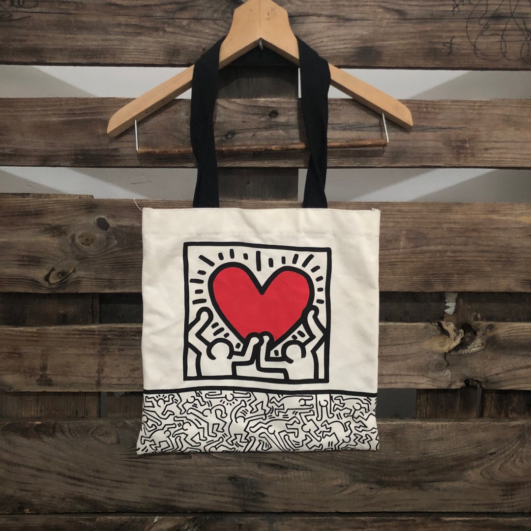 Keith haring tote bag, Women's Fashion, Bags & Wallets, Tote Bags on ...