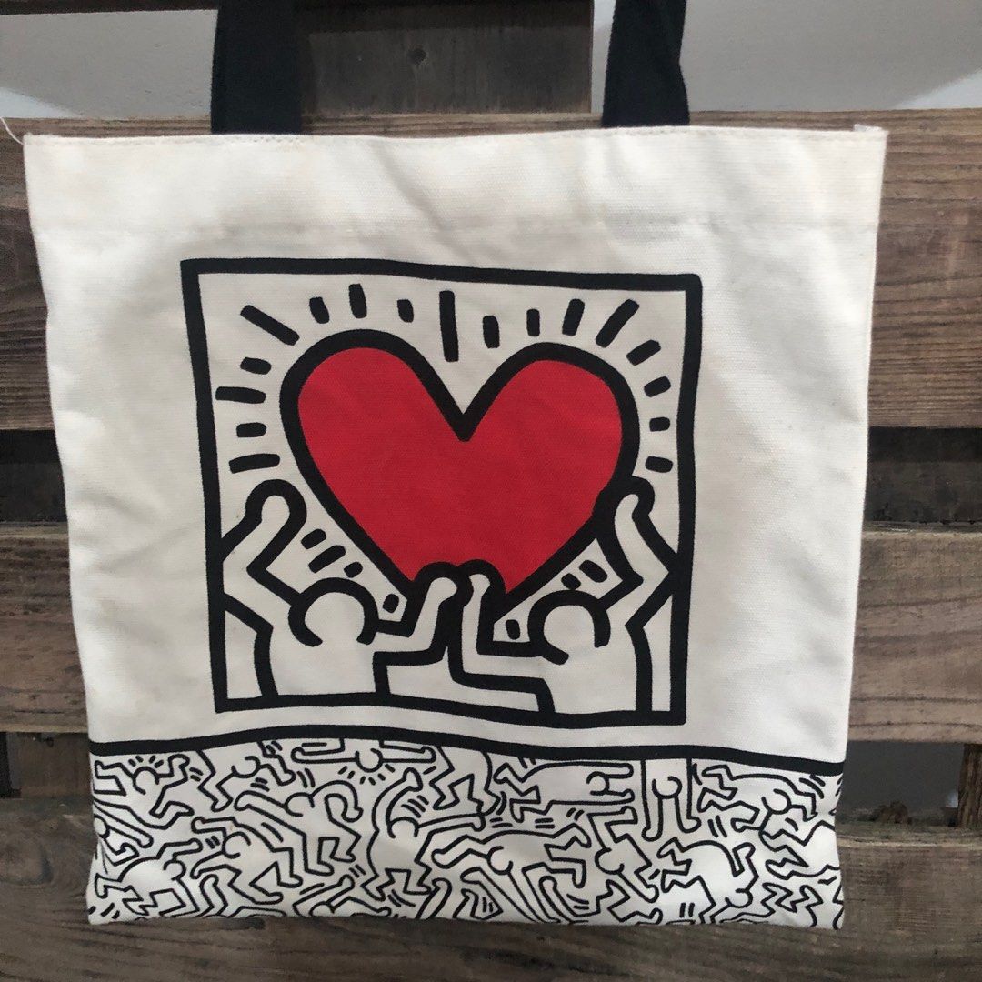 Keith haring tote bag, Women's Fashion, Bags & Wallets, Tote Bags on ...