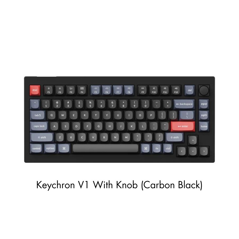 Keychron V1 RGB Mechanical Gasket/Keyboard (Supports QMK/VIA ...