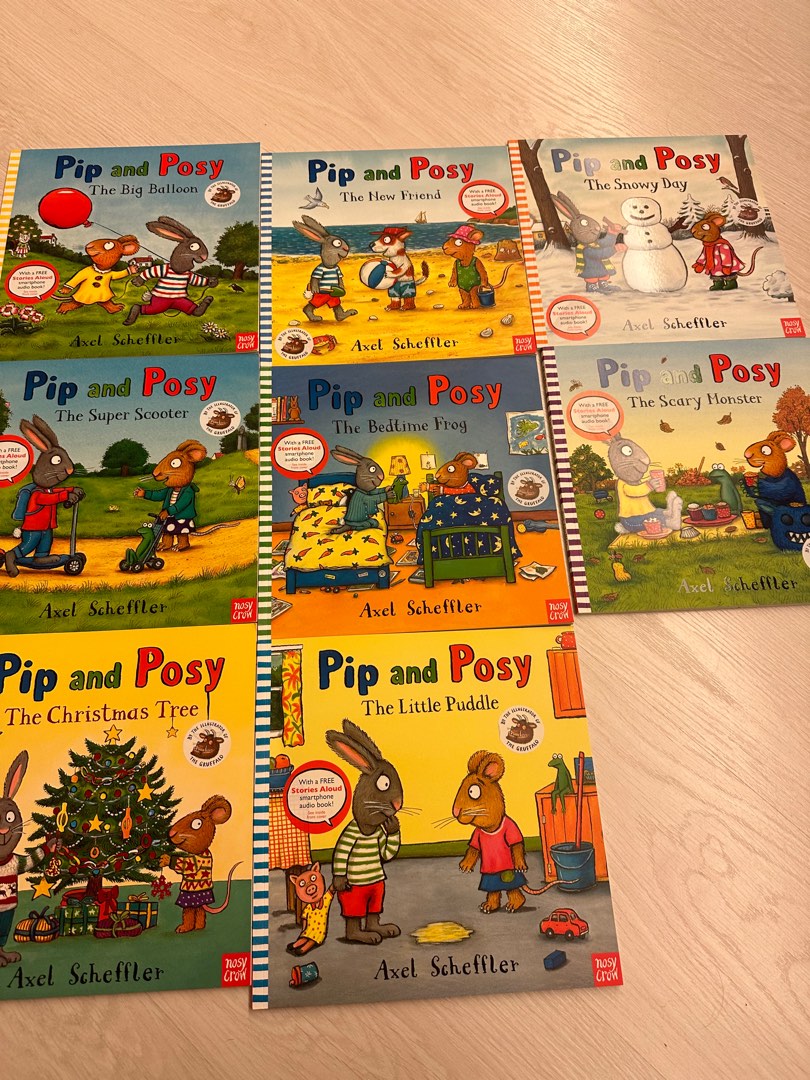 Kindergarten /p1 books pip and posy ( scan QR code for audio ), 興趣及遊戲 ...