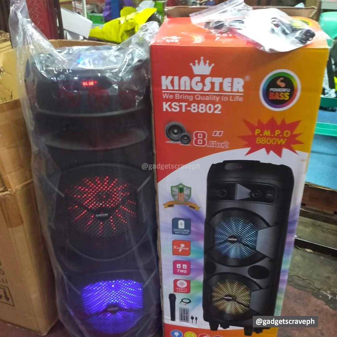 Kingster KST-8802 Wireless Bluetooth Speaker with Mic and Remote 8.5 ...