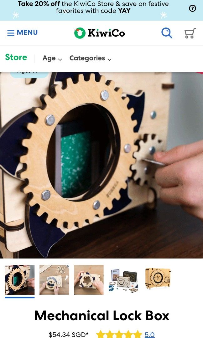 Kiwi co eureka pinball, lockbox + FREE solar robot, Hobbies & Toys ...