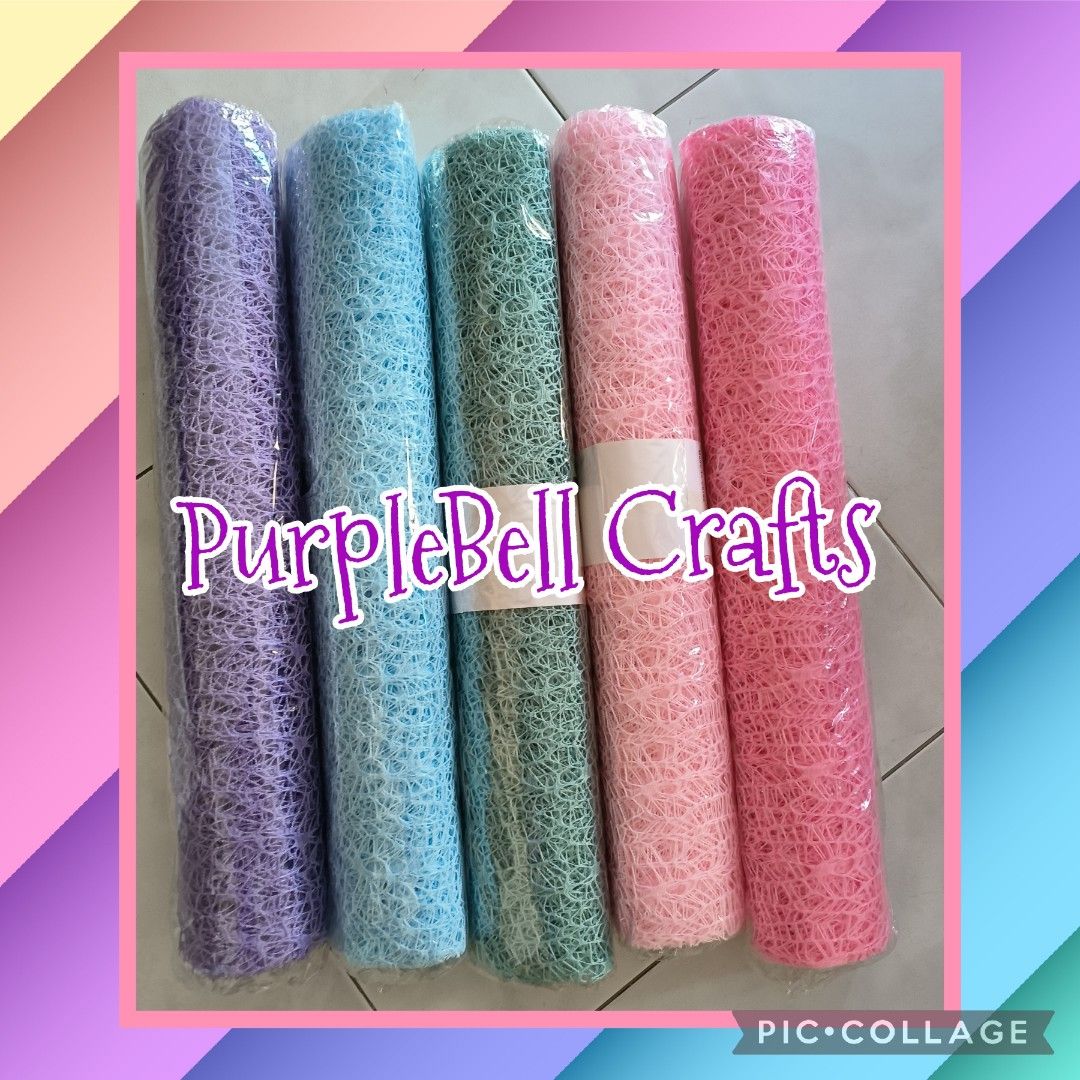 Korean Jacquard Mesh wrapping paper, Hobbies & Toys, Flowers & Bouquets ...