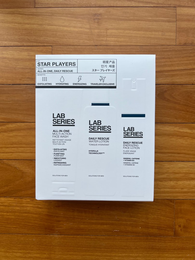 Lab Series Best Seller Set (face wash, water lotion, face lotion), Beauty & Personal Care, Face ...