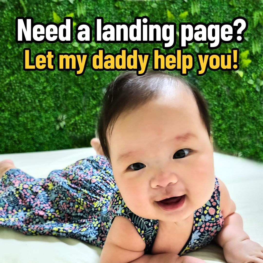 Cheap Good Landing Page Design One Page Website Creation Promo With