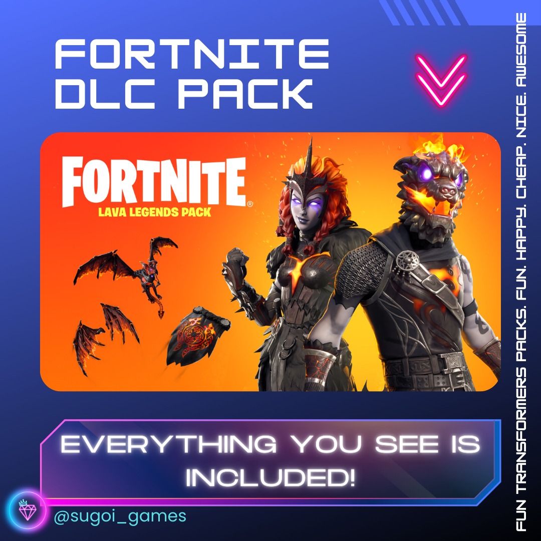 Lava Legends Pack | Fortnite DLC/Add-on | Login Required |, Video ...