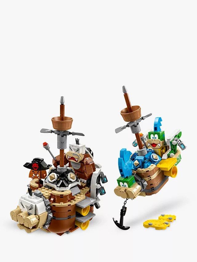 LEGO Super Mario 71427 Larry and Morton Airship Expansion Set, 興趣及遊戲 ...